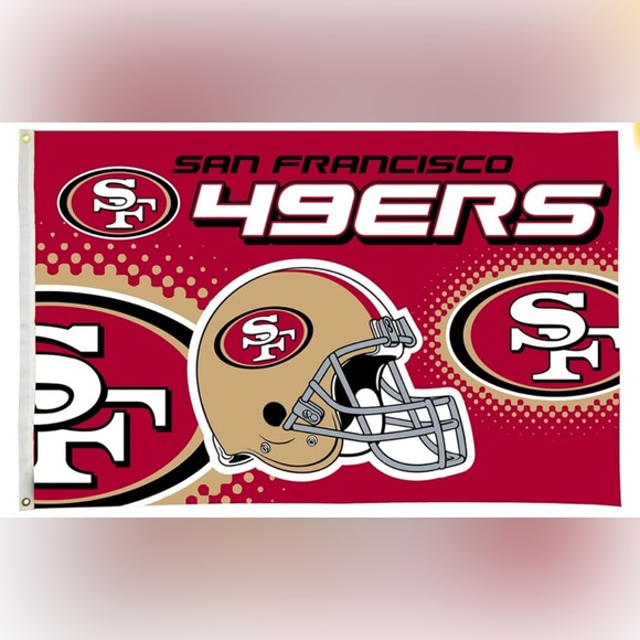 NFL | Wall Decor | San Francisco 49ers Flag Banner 3x5 Feet Design ...